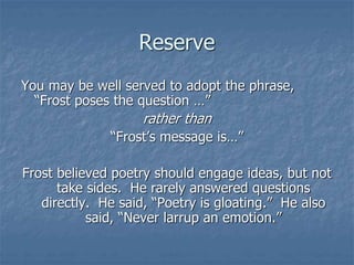 biography of robert frost the familiar english author.ppt