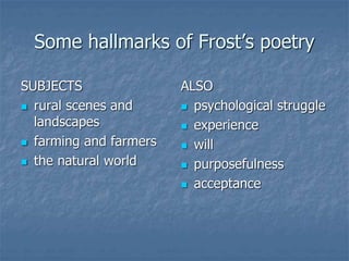 biography of robert frost the familiar english author.ppt