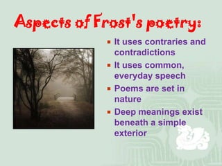 American Literature - Robert Frost | PPTX