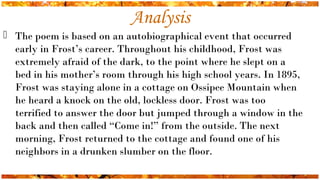 Robert frost poems | PPT