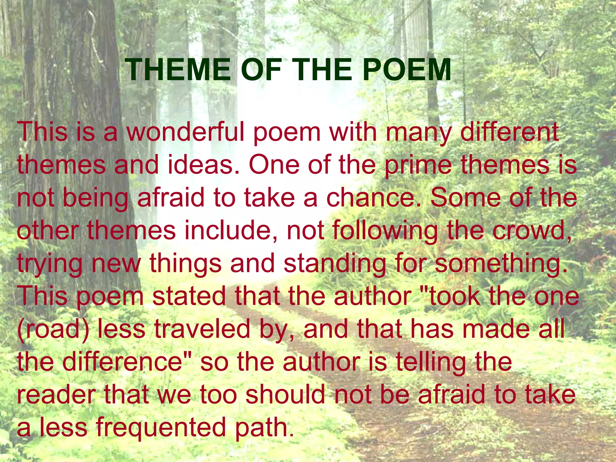 Robert frost presentation | PPT