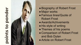 Robert Frost presentation | PDF