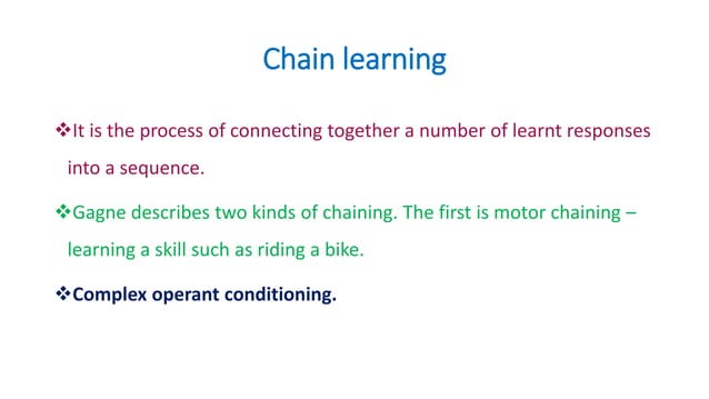 Robert Gagne’s Hierarchical Learning Theory | PPTX