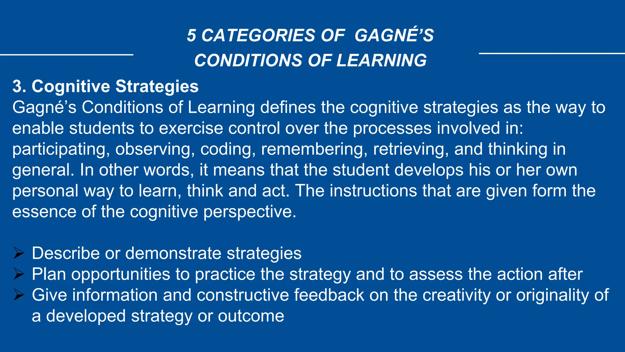 ROBERT GAGNE'S CONDITIONS OF LEARNING.pptx