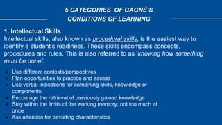 ROBERT GAGNE'S CONDITIONS OF LEARNING.pptx