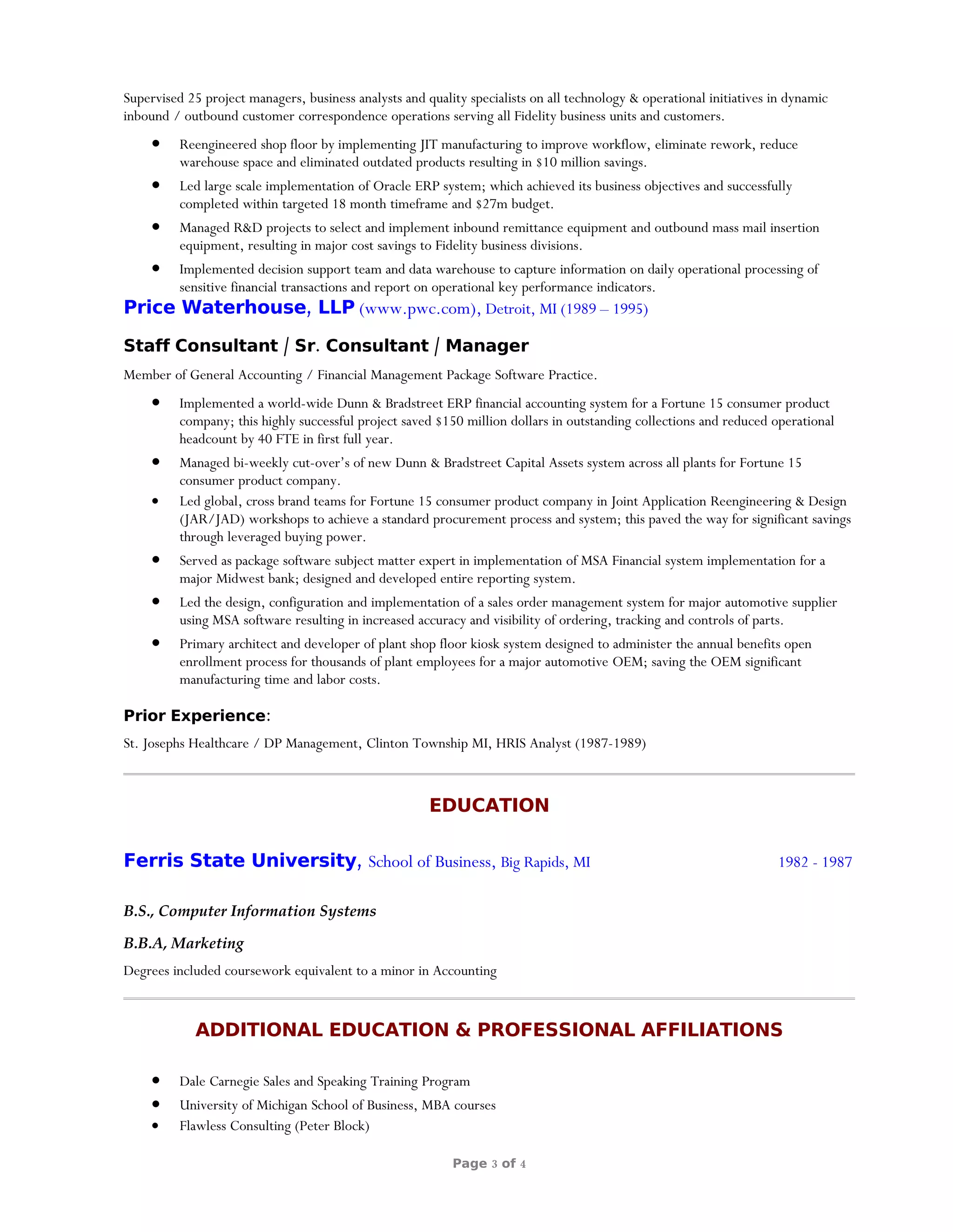 Robert\'s Resume | DOC