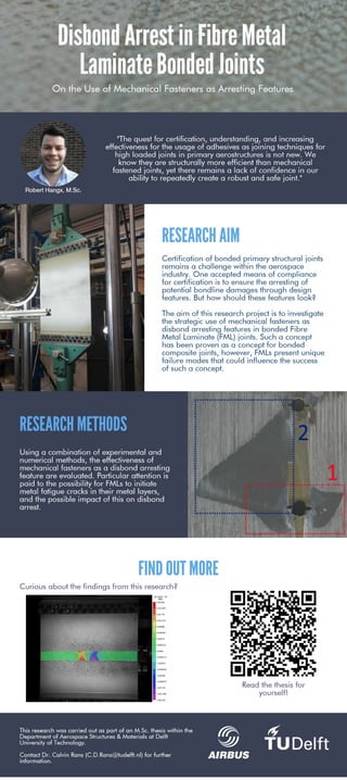 Disbond Arrest in Fibre Metal Laminate Bonded Joints | PDF