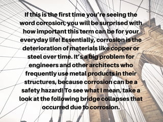 Bridge Fails: Famous Bridge Collapses Due to Corrosion | PDF