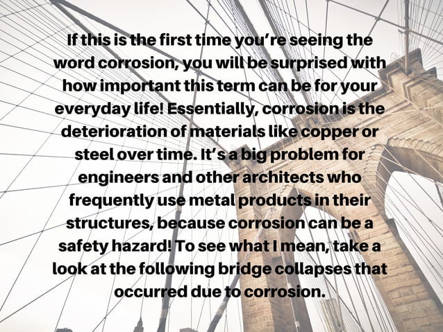 Bridge Fails: Famous Bridge Collapses Due to Corrosion | PDF ...