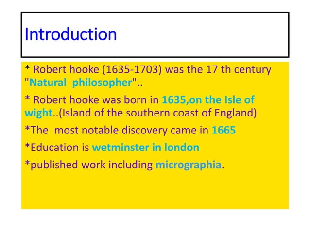 Robert hook Edu 04..9.pptx | Physics | Science