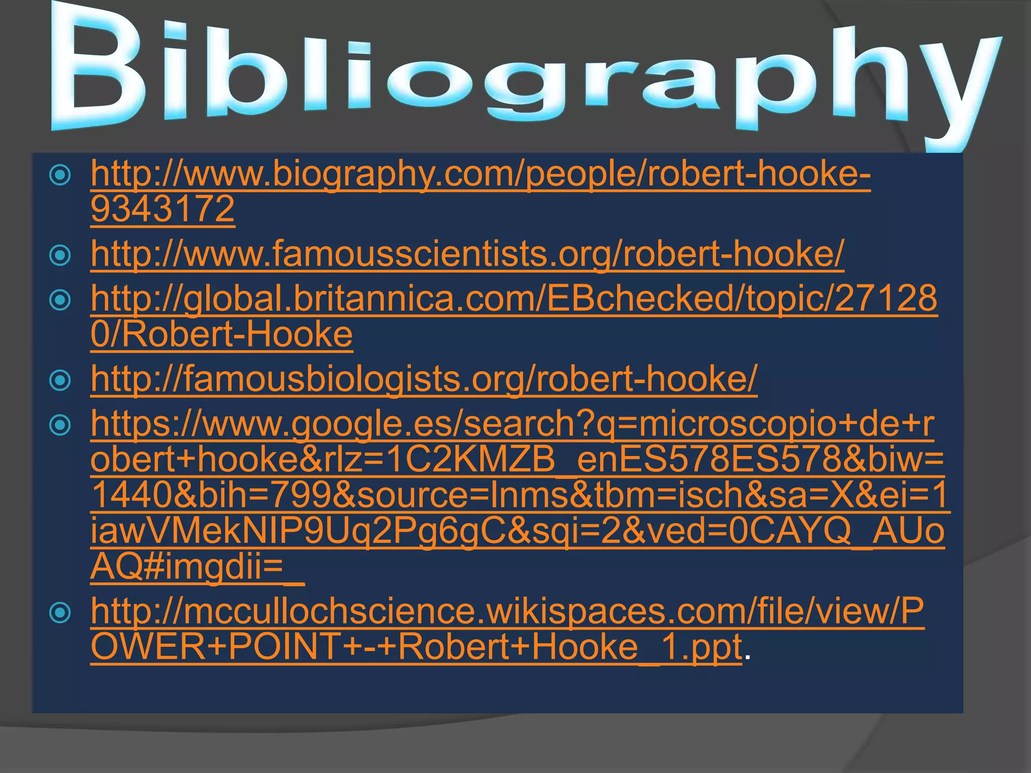 Robert hooke(paula) | PPTX