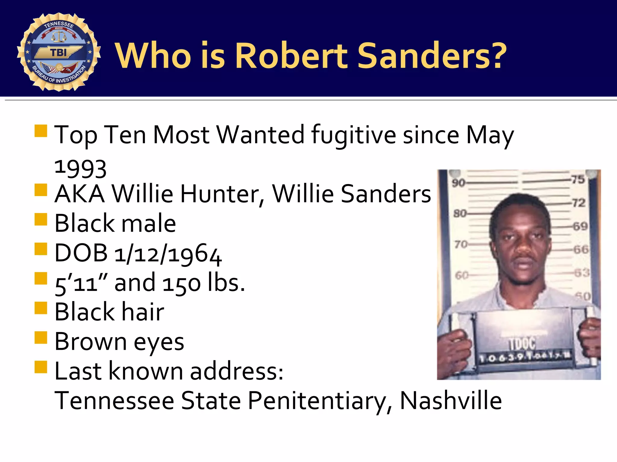 Robert Houston Sanders | PPT