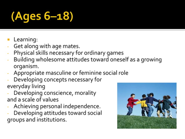 Robert J. Havighurst: Developmental Tasks | PPTX