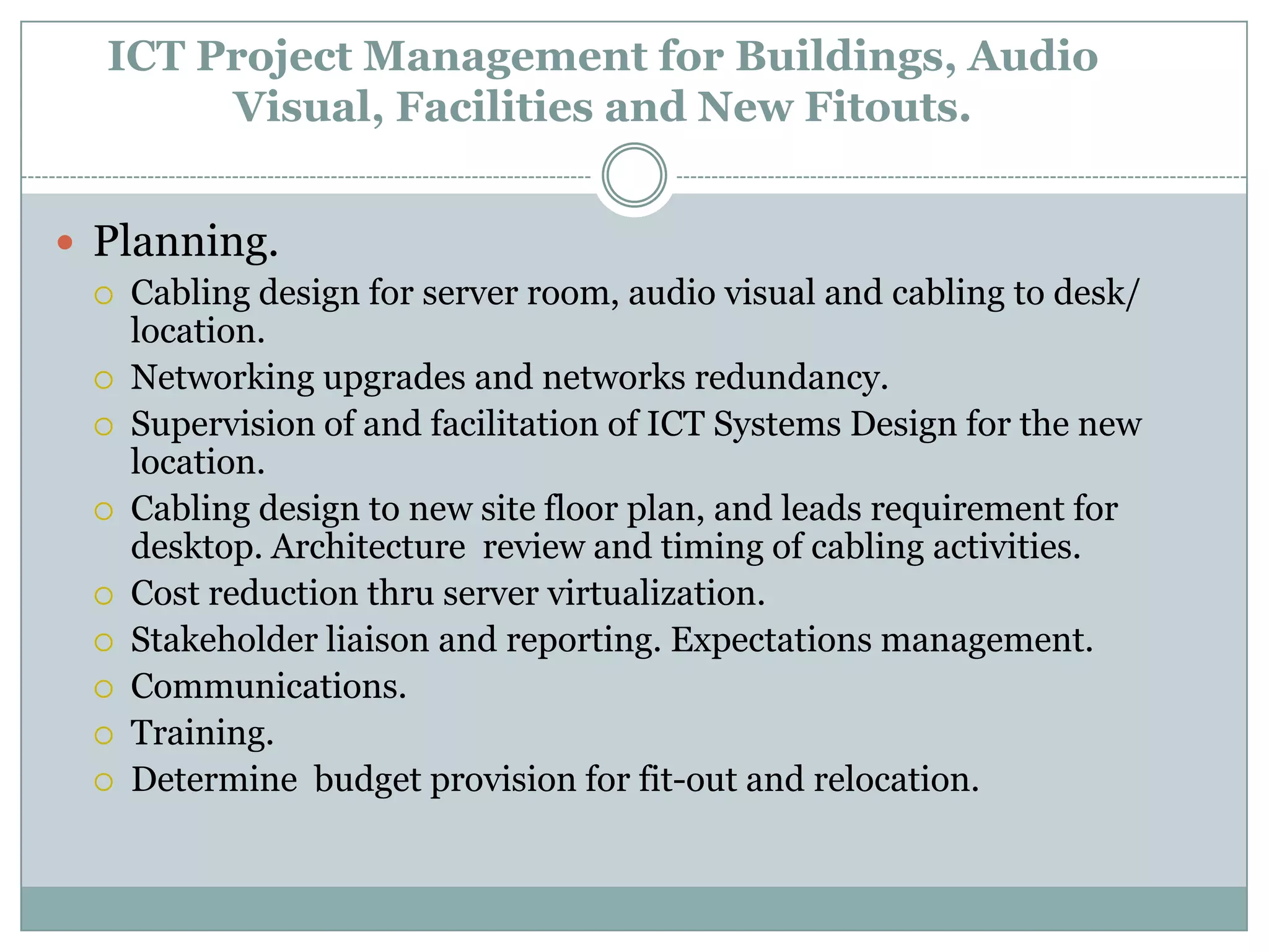 Robert James Morrison Ict Project Management For Buildings, Audio ...