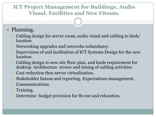Robert James Morrison Ict Project Management For Buildings, Audio ...