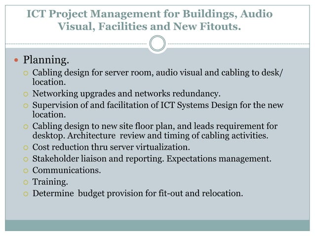Robert James Morrison Ict Project Management For Buildings, Audio ...