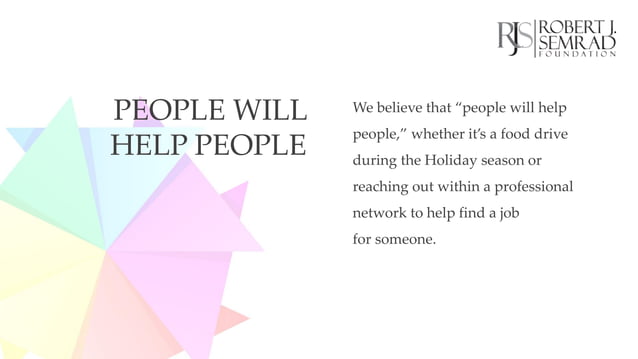 Robert J Semrad Foundation | PPT