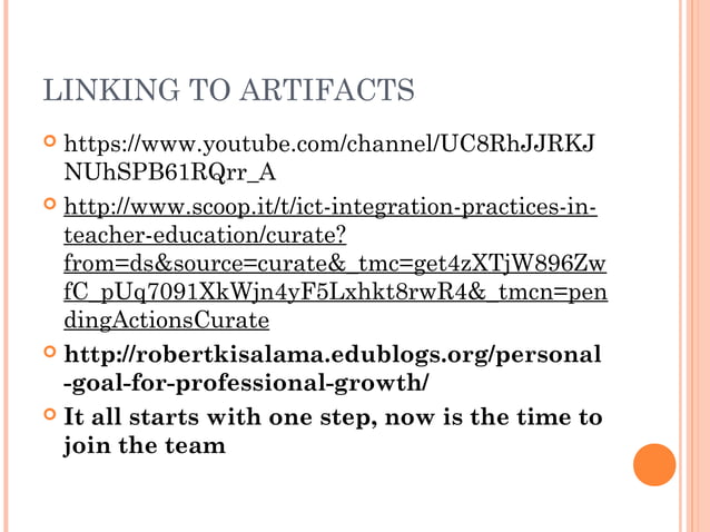 Robert kisalama harnessing professional learning networks | PPT