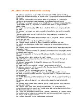 Robert louis stevenson strange case of dr jekyll and mr hyde | DOCX