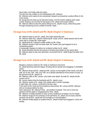 Robert louis stevenson strange case of dr jekyll and mr hyde | DOCX ...