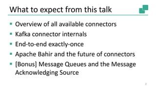 Robert Metzger - Connecting Apache Flink to the World - Reviewing the streaming connectors | PPTX