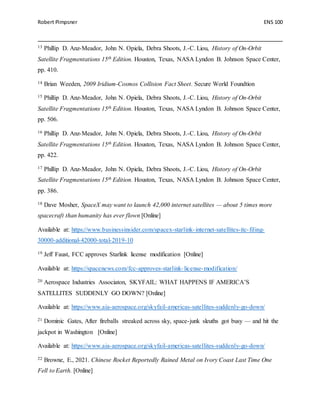 Robert m pimpsner orbital debris mitigation - ens 100 | DOCX