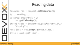 Apache Sling as an OSGi-powered REST middleware | PPT