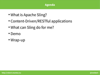 Effective web application development with Apache Sling | PPT