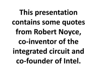Robert Noyce Intel
