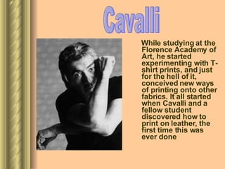 Roberto Cavalli | PPT