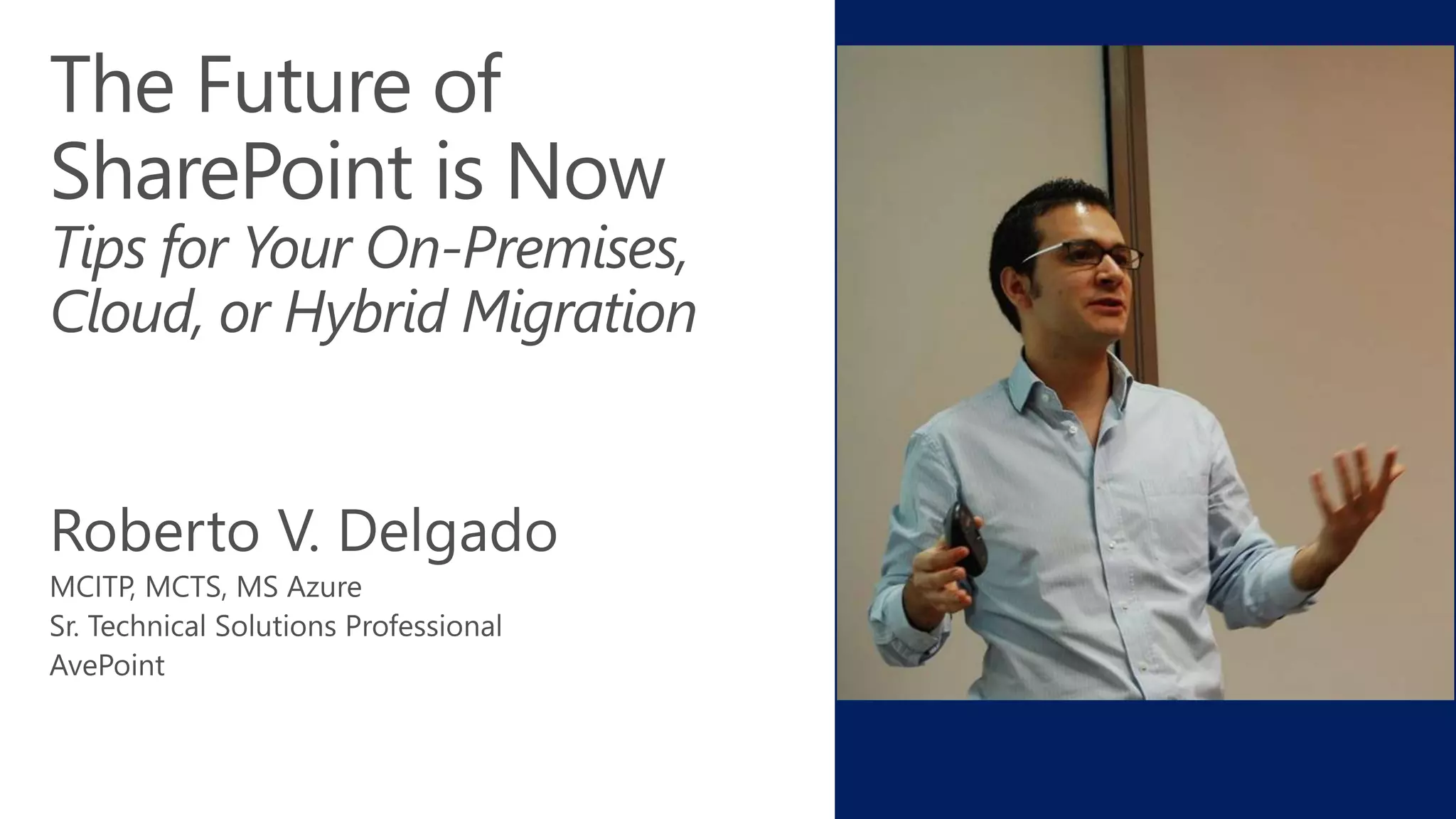 Tips for your on-premises cloud or hybrid migration | PPT