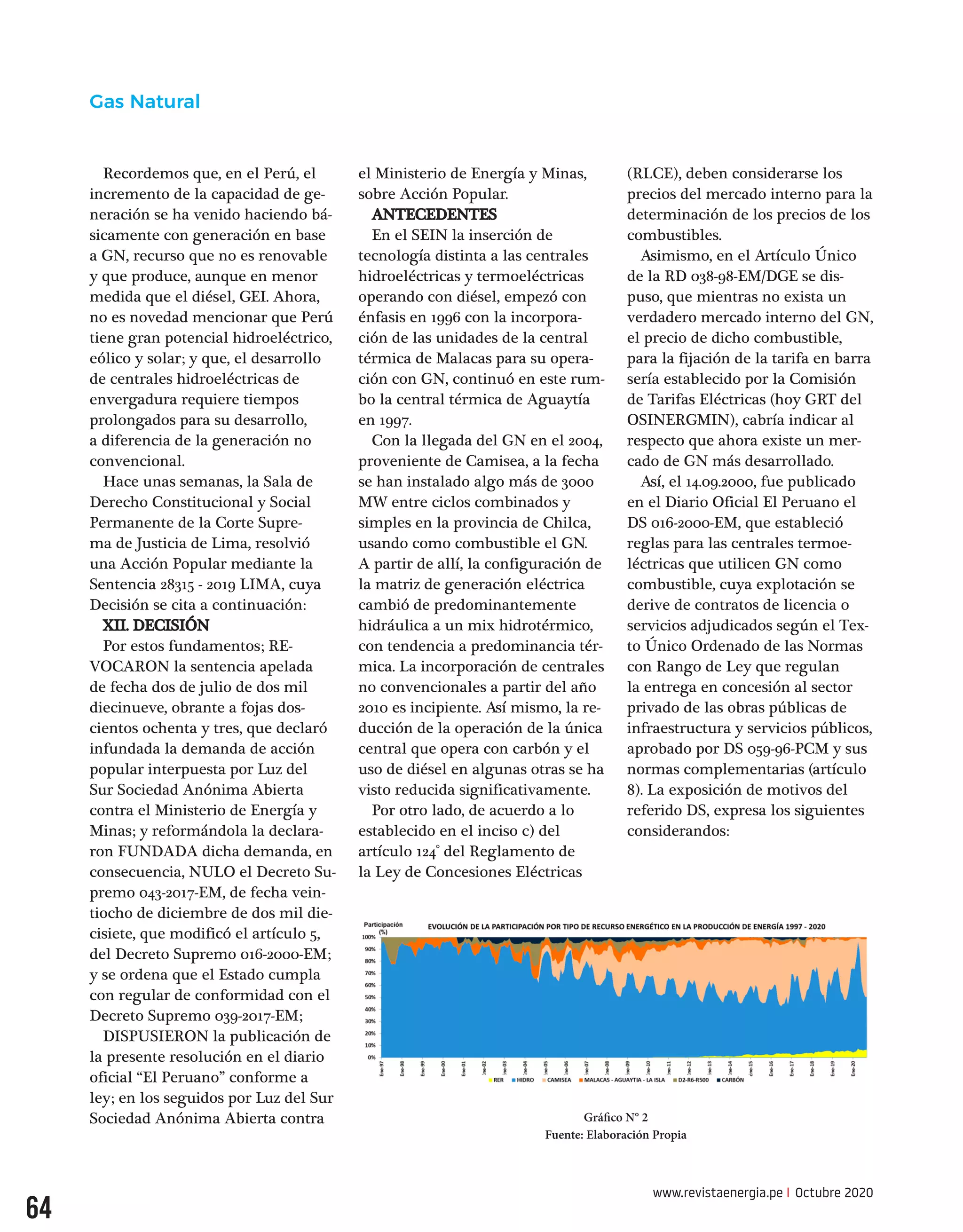 ANOTACIONES DE UNA HISTORIA DEL GAS NATURAL EN EL PERU | PDF