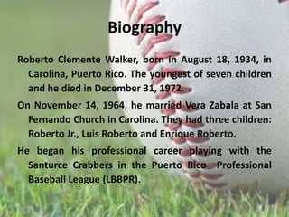 Roberto Clemente | PPTX