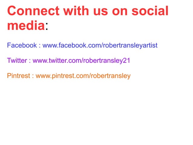 Robert ransley painting | PPT