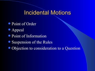 Robert Rules Of Order | PPT