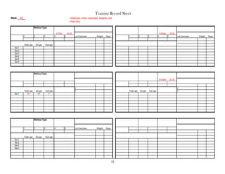 roberts\' total workout | PDF | Bodybuilding | Sports