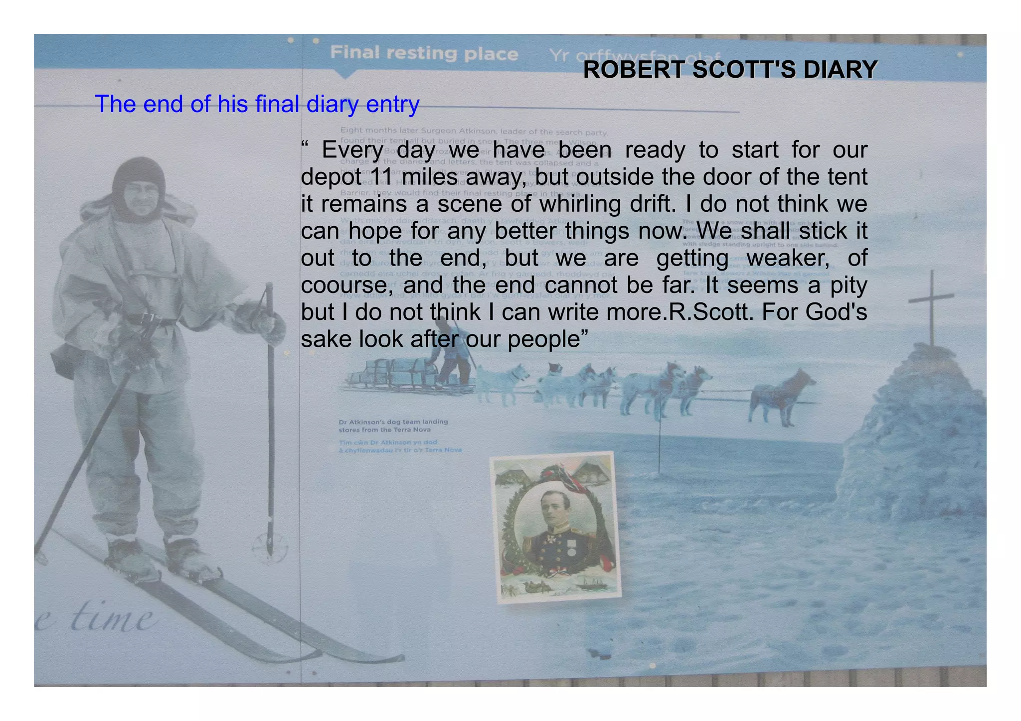 Robert F. Scott's diary | ODP