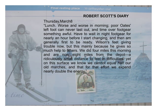 Robert F. Scott's diary | ODP