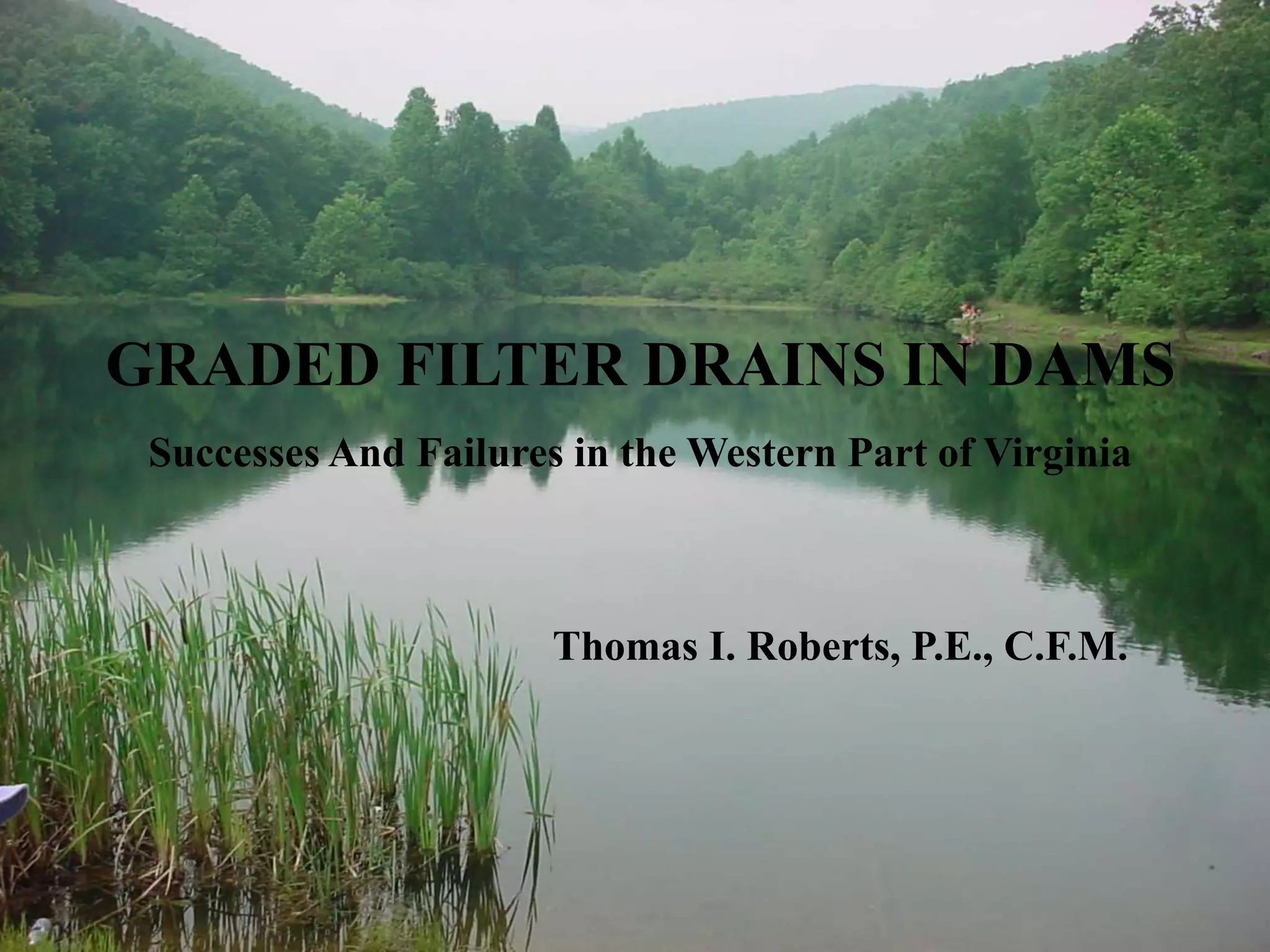 Filter Drains of Dams | PDF