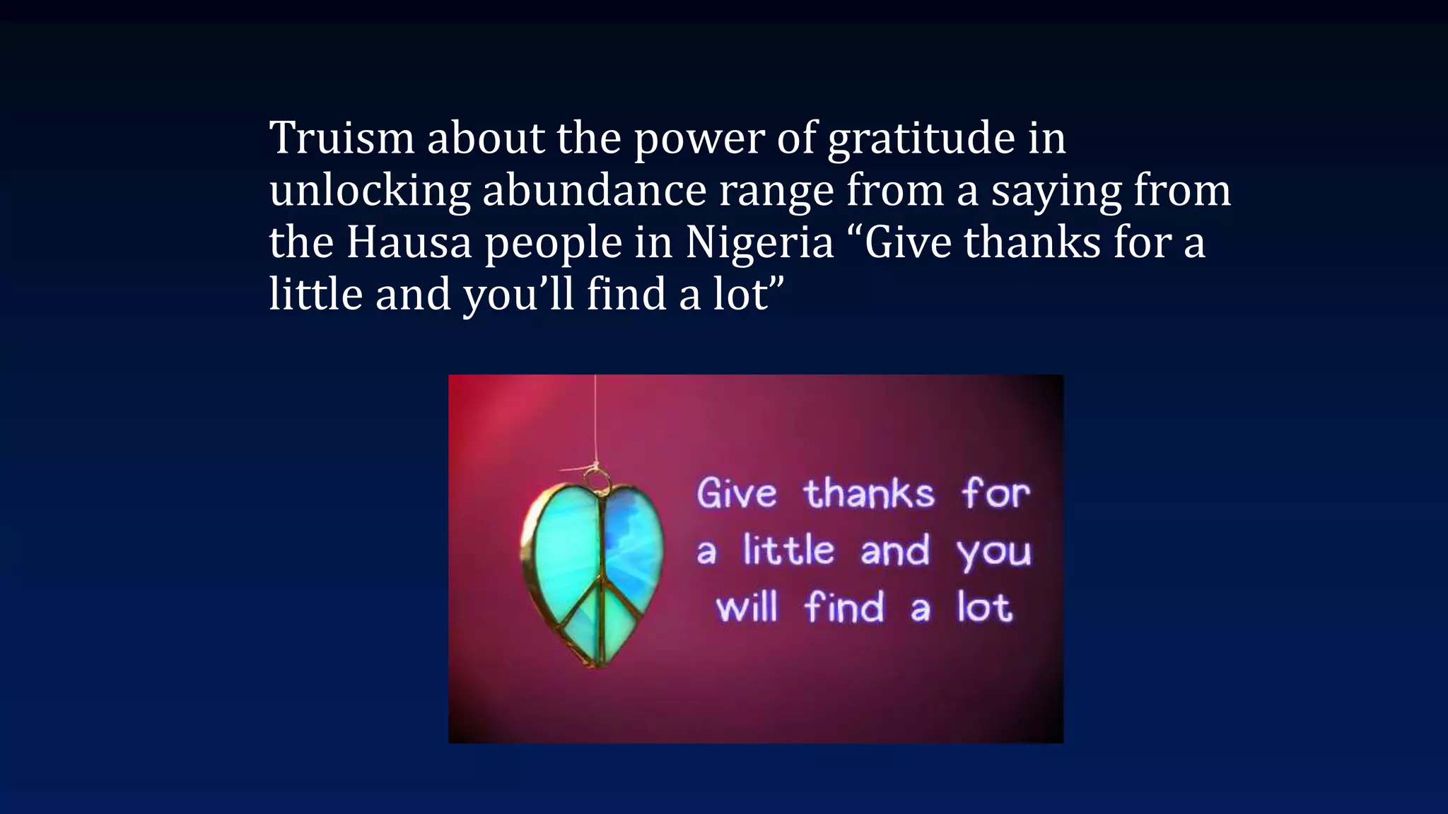 Robert Shemin - The Power of Gratitude | PPT