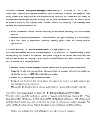 Robert Sheppard Software | DOC | Computing | Technology & Computing