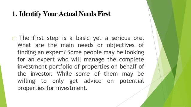 Robert Shumake - Tips For Choosing A Real Estate Advisor