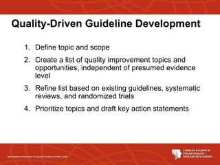 **Robertson and Warren - Serving on a Guidelines Panel | PPT
