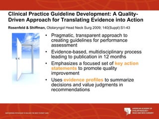 **Robertson and Warren - Serving on a Guidelines Panel | PPT
