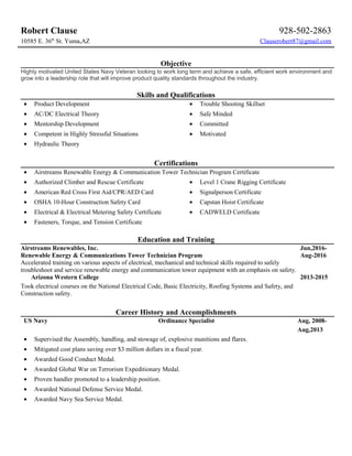 Robert's resume | PDF
