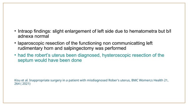 Robert's Uterus to Presentation gyane obs | PPT