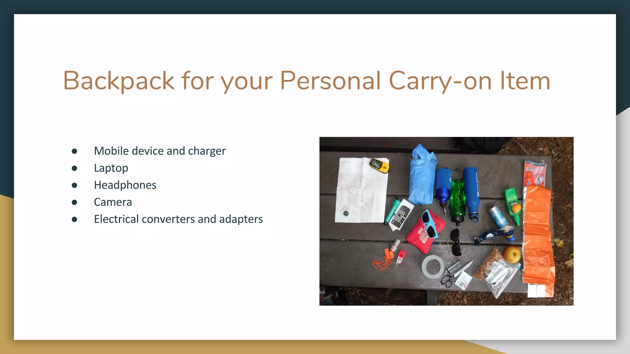 Robert Trinagel: The Ultimate Travel Packing Checklist | PPT