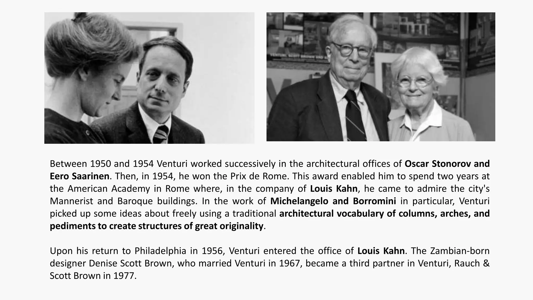 Learning from the maestro- Case study of ROBERT VENTURI projects | PPTX