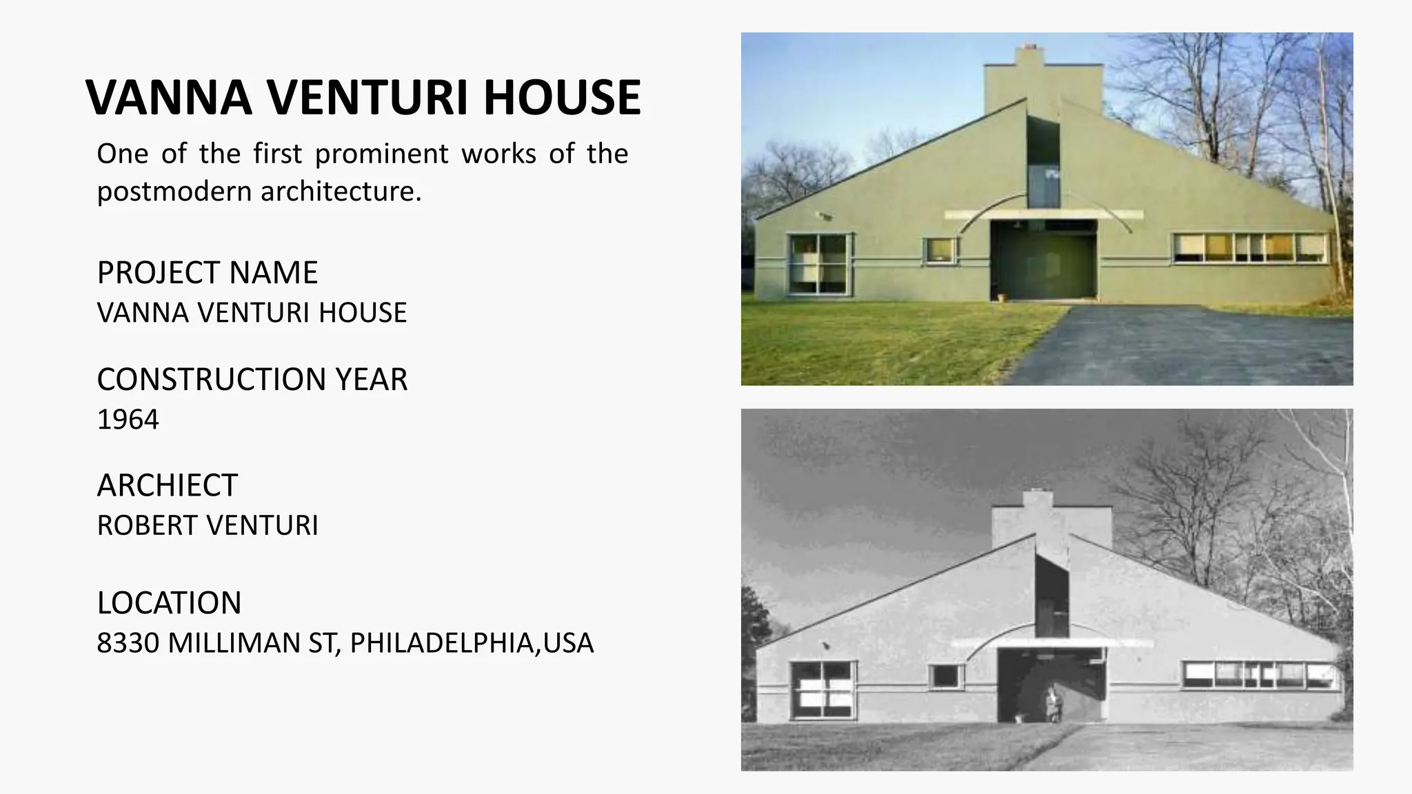 Learning from the maestro- Case study of ROBERT VENTURI projects | PPTX