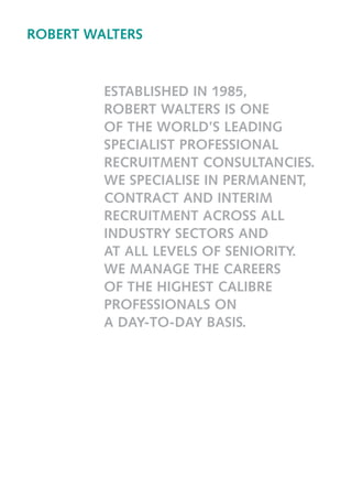 Robert Walters Interview Guide | PDF